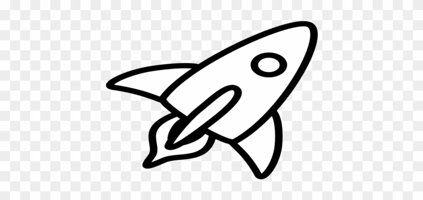 Rocket Clip Art Coloring Book Electronicru Picture - Line Art - Full ...