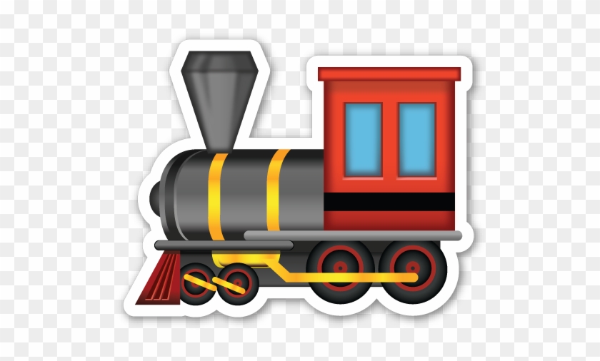 Steam Locomotive - Emoji For Train - Full Size PNG Clipart Images Download