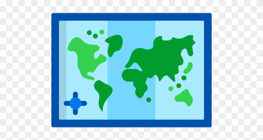 World Map Free Icon - World Map Simple Vector - Full Size PNG Clipart ...