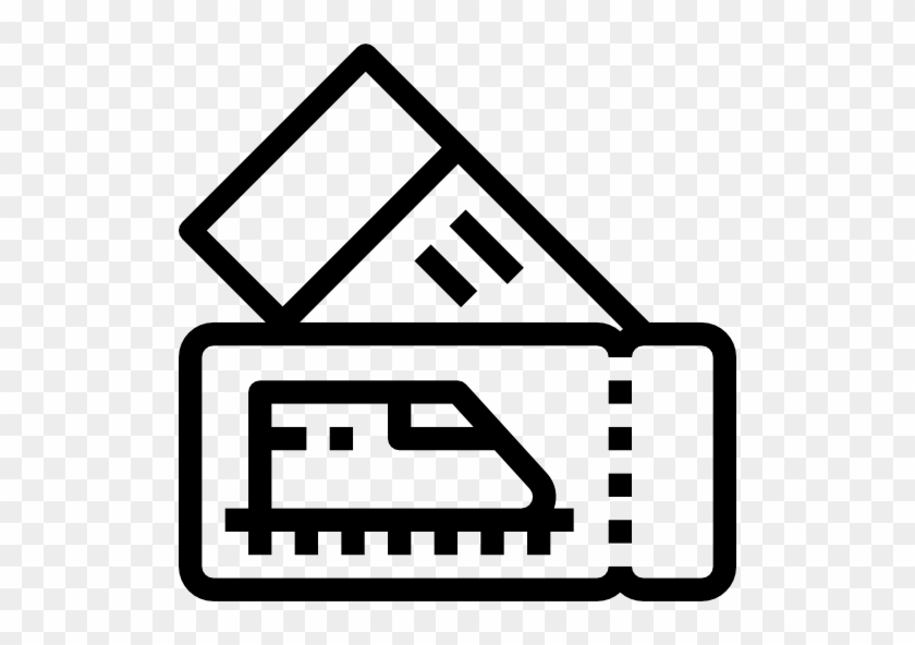 Train Ticket Free Icon - Ticket - Full Size PNG Clipart Images Download