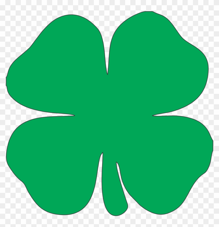 Clover Knob Sticker - Silueta De Trebol - Full Size PNG Clipart Images ...