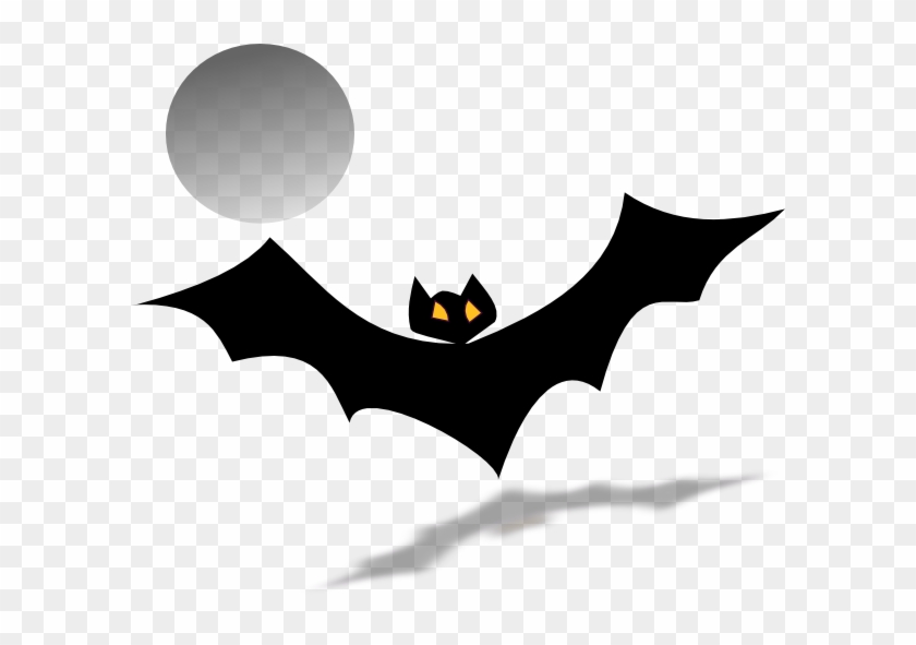 Cute Bat Clipart Outline Bat Clip Art Vector Clip Art - Bat - Full Size ...