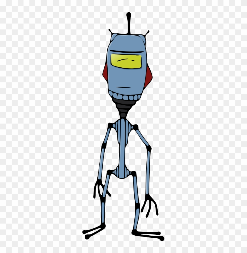 Robot Standing Vector Graphic - Cartoon - Free Transparent PNG Clipart ...