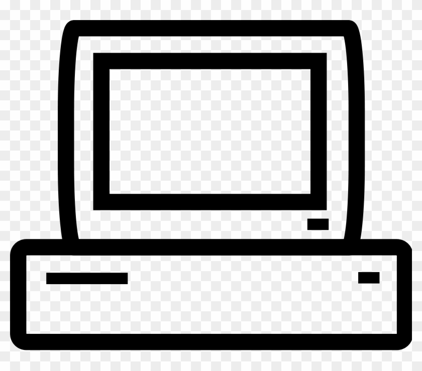 Simple Computer Icon - Old Computer Icon Png - Full Size PNG Clipart ...