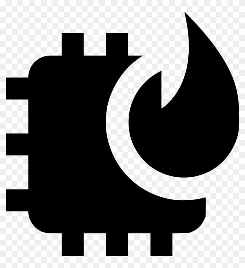 Computer Chip Burn Comments - Crescent - Full Size PNG Clipart Images ...