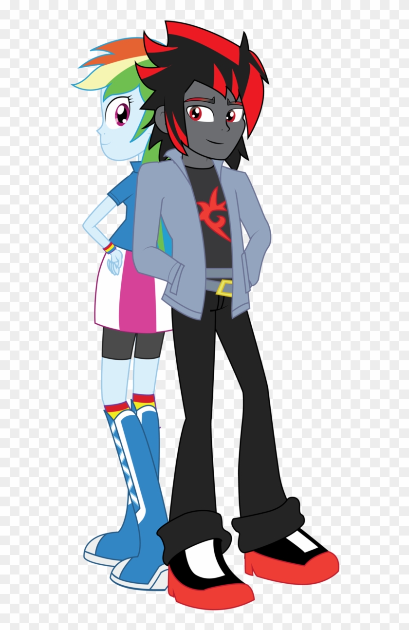 Shadow And Rainbow Dash