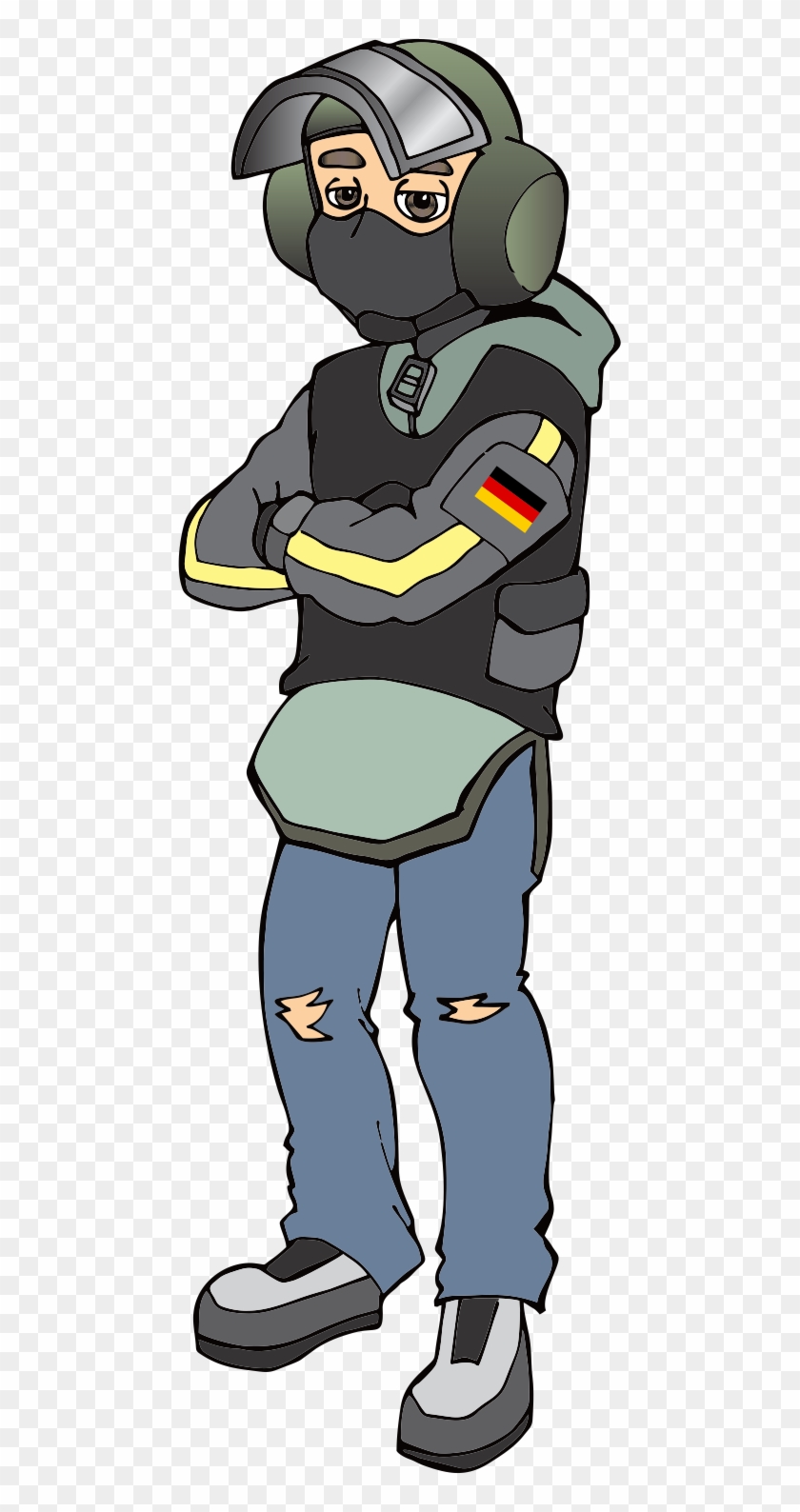 Bandit - Bandit Rainbow Six Fan Art - Full Size PNG Clipart Images Download