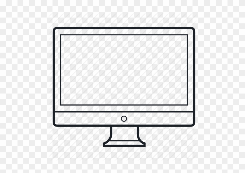 Computer Line Art - Computer Line Art - Free Transparent PNG Clipart ...
