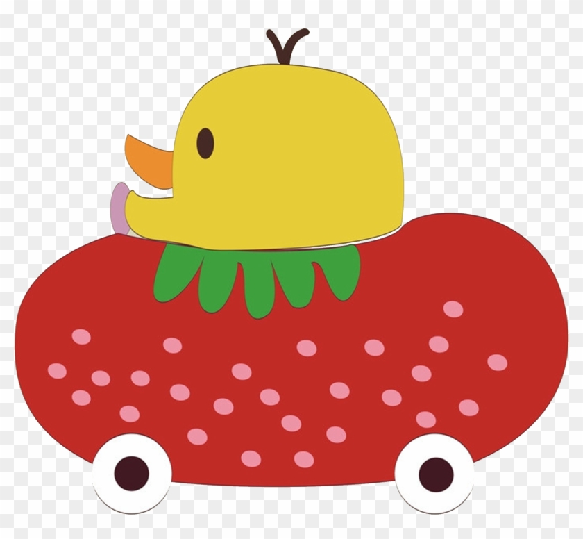 Cartoon Drawing Strawberry Duck 2362*2362 Transprent - Cartoon Drawing ...