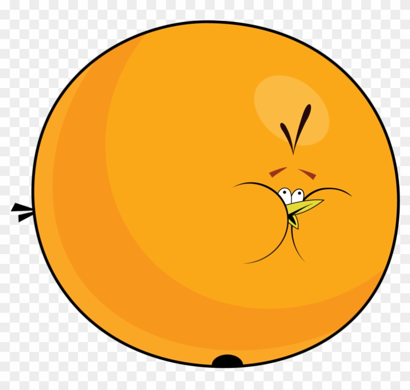 Inflated Orange Bird By Life As A Coder - Bubbles Do Angry Birds - Full ...