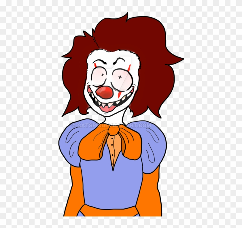 Spooky Scary Clown By Catspo - Illustration - Full Size PNG Clipart ...