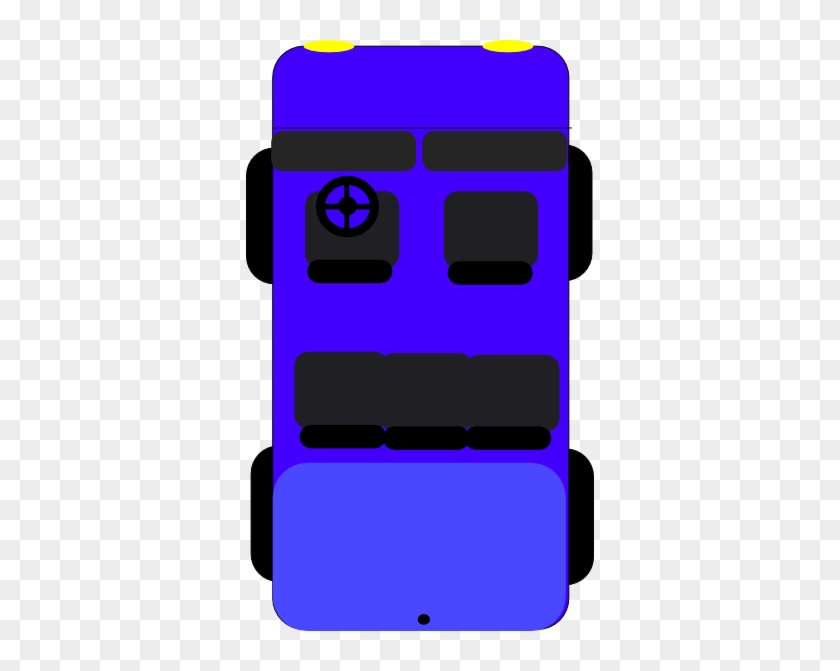 Blue Car Top View Clip Art At Clker - Golf Cart Top View - Full Size ...