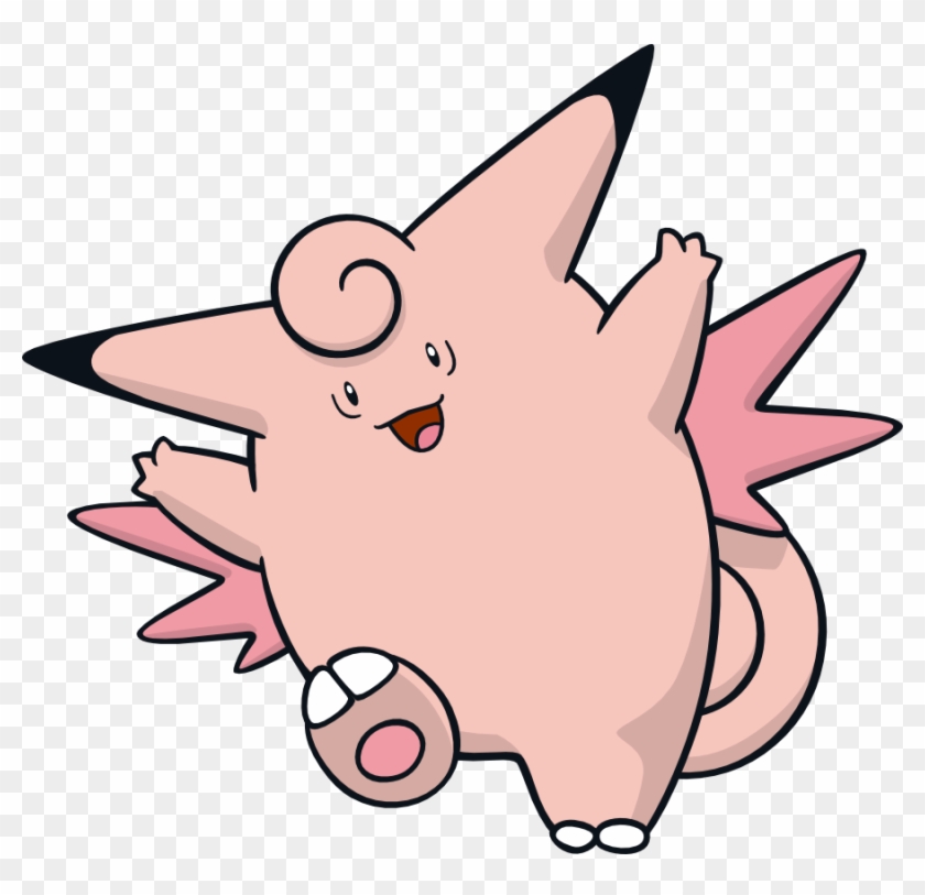 Clefable Pokemon Character Vector Art - Pokemon Clefable - Full Size ...