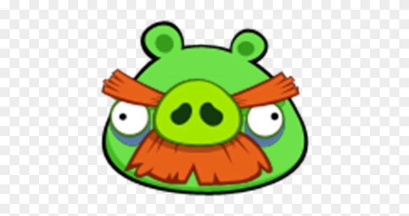 Foreman Pig - Angry Bird Mustache Pig - Full Size PNG Clipart Images ...