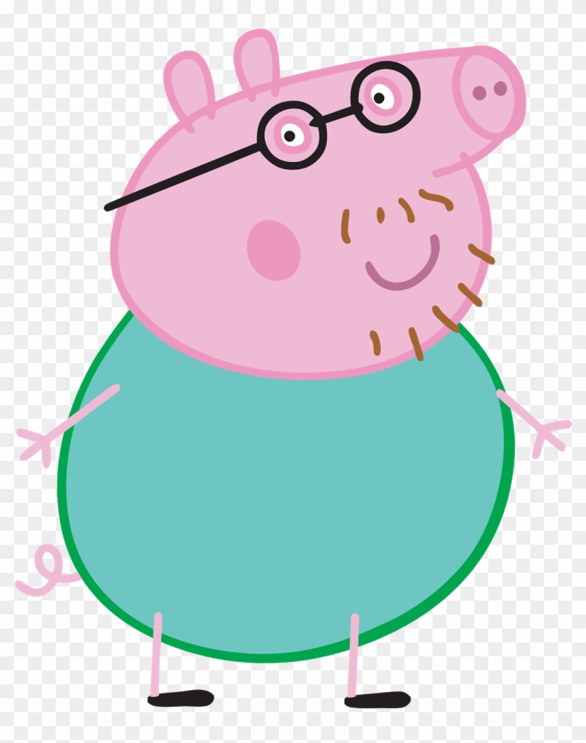 Peppa Pig Character Fanart - Peppa Pig Daddy Pig - Full Size PNG ...