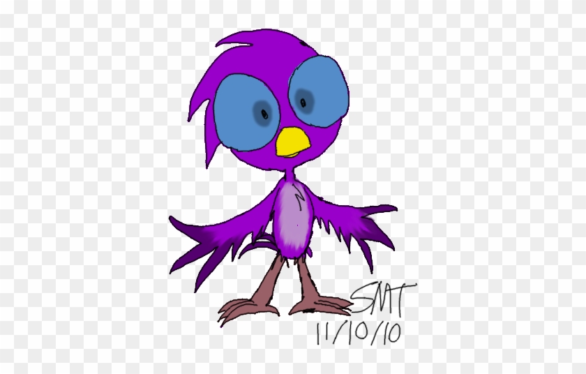 Burd Or Purple Bird By Catmaniac8x On Deviantart - Cartoon - Free ...
