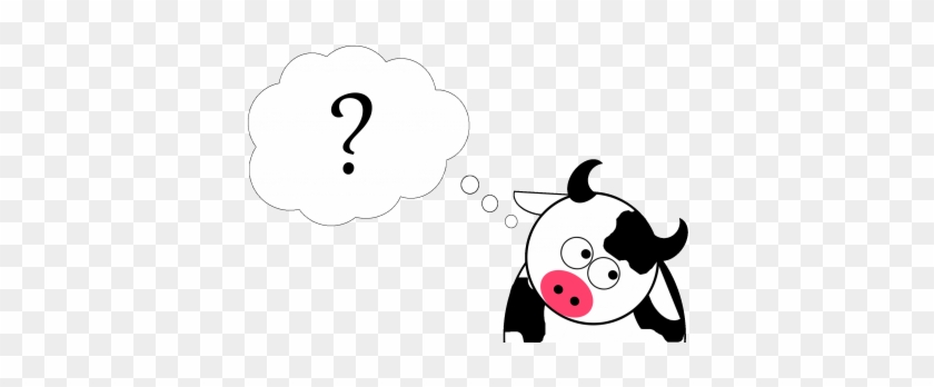 Confused Cow - Confused Cow Animated - Full Size PNG Clipart Images ...