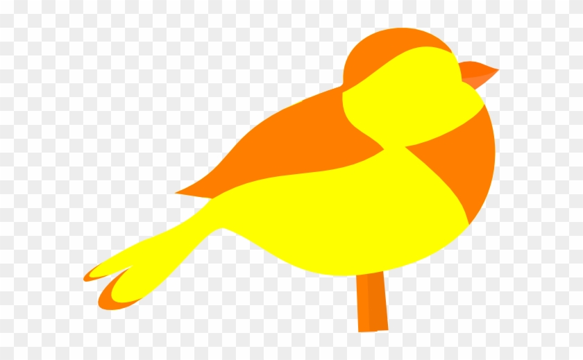 Yellow Bird Easy Clip Art At Clker - Clip Art - Full Size PNG Clipart ...