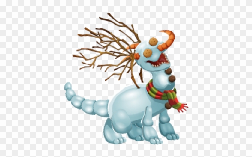Snow Man Dragon 3e - Cartoon - Free Transparent PNG Clipart Images Download