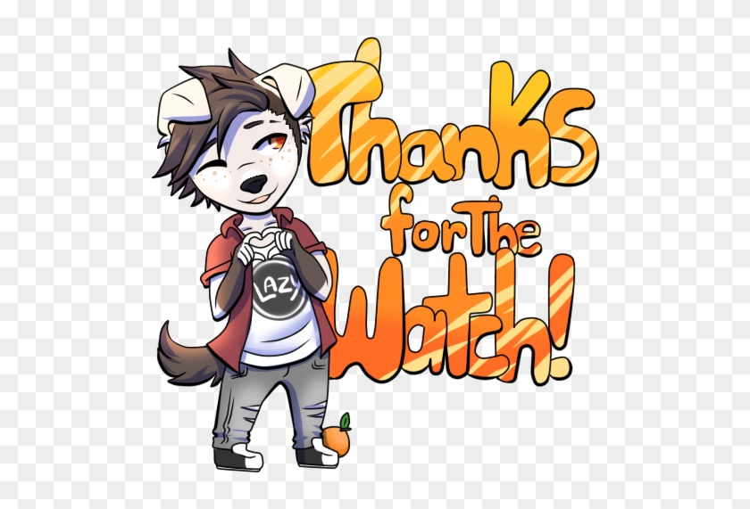 Thanks For Watch By Novaberry - Cartoon - Full Size PNG Clipart Images ...