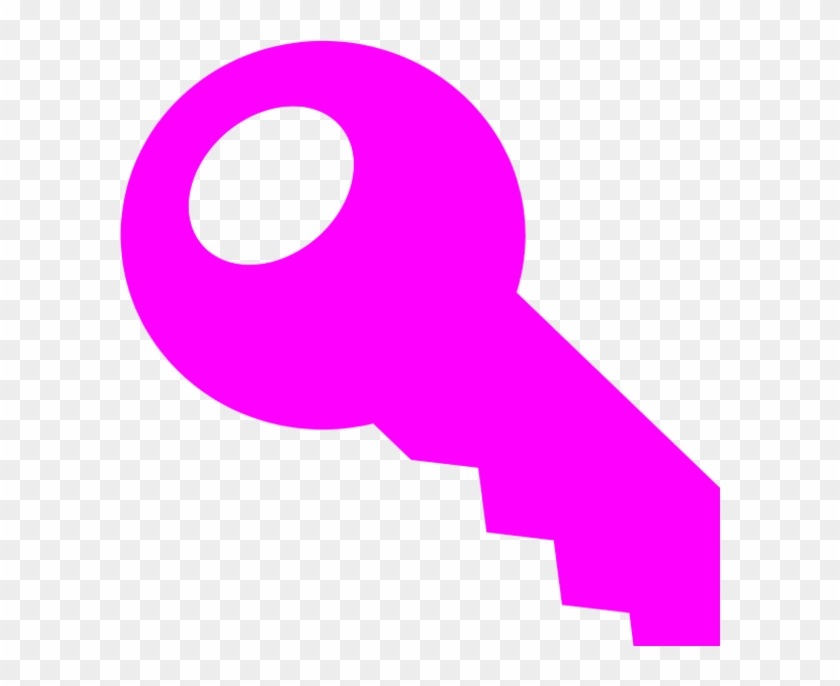 Yellow - Pink Key Clipart - Full Size PNG Clipart Images Download