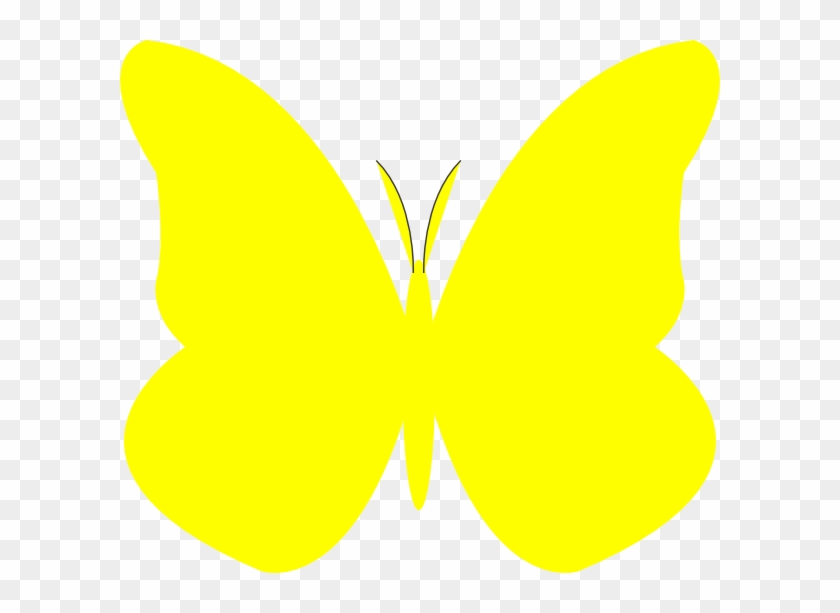 Yellow Butterfly Clipart - Full Size PNG Clipart Images Download
