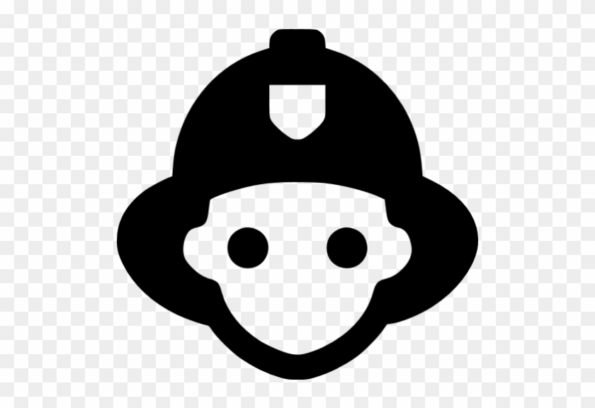 Black Fireman Icon - Fireman Icon - Full Size PNG Clipart Images Download