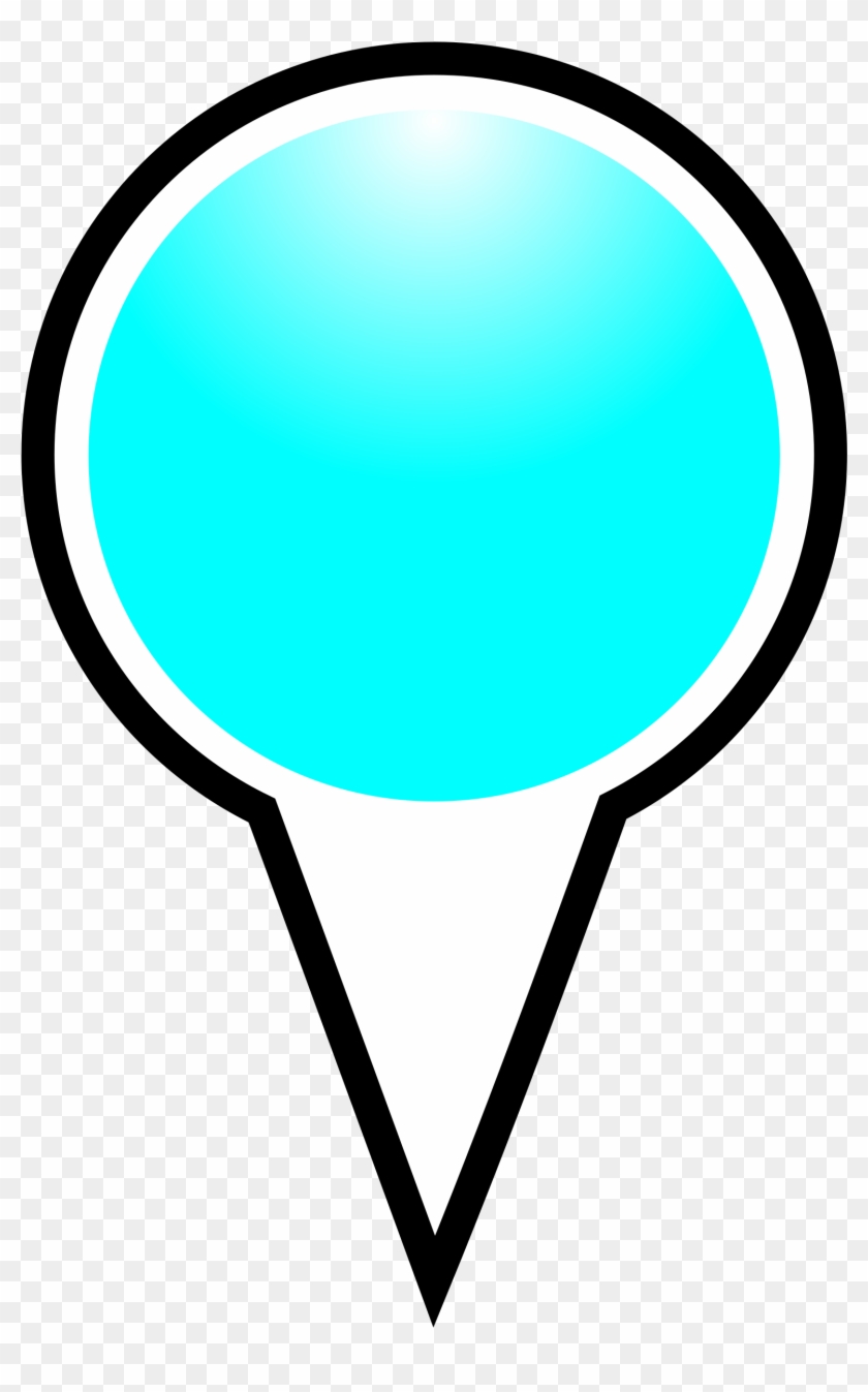 Big Image - Cyan Marker - Full Size PNG Clipart Images Download