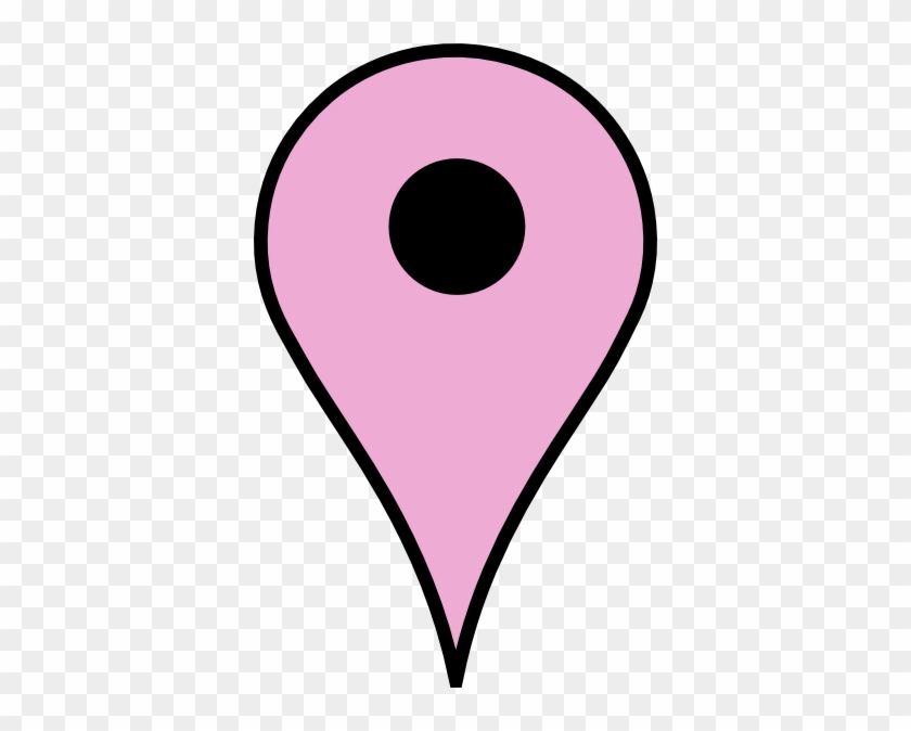 Pink Google Map Pin - Full Size PNG Clipart Images Download
