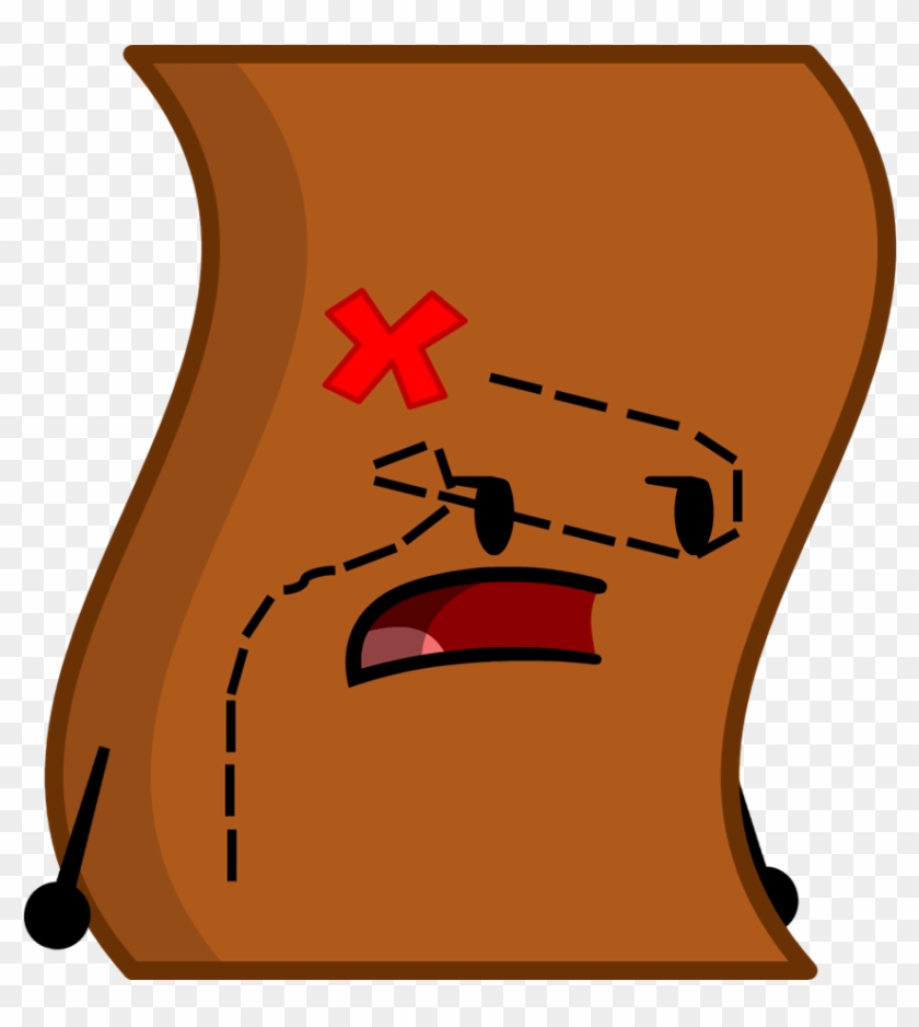 Treasure Map - Bfdi Treasure Chest - Full Size PNG Clipart Images Download