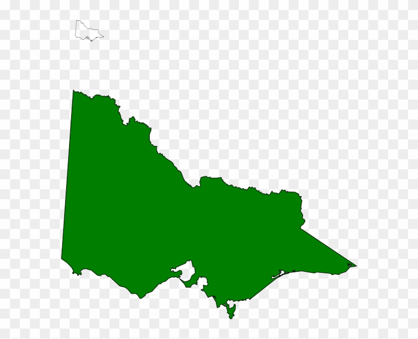 Victoria Clip Art At Clker - Map Of Victoria - Full Size PNG Clipart ...