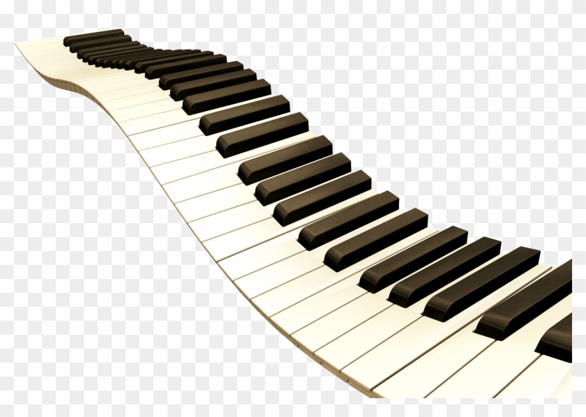 Piano Musical Keyboard Clip Art - Wavy Piano Keys - Full Size PNG ...