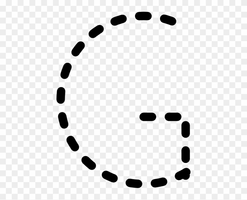 Letter G Clip Art - Dotted Line Letter G - Full Size PNG Clipart Images ...