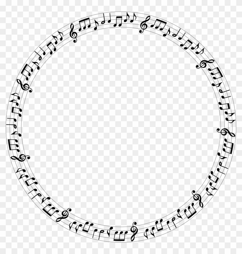 Musical Clip Art Circle - Music Notes Art - Full Size PNG Clipart ...