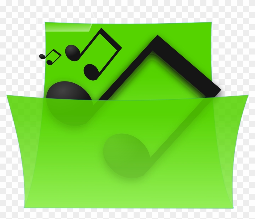Folder Oxygenlike Green Music Clipart Images - Read Musical Notation ...