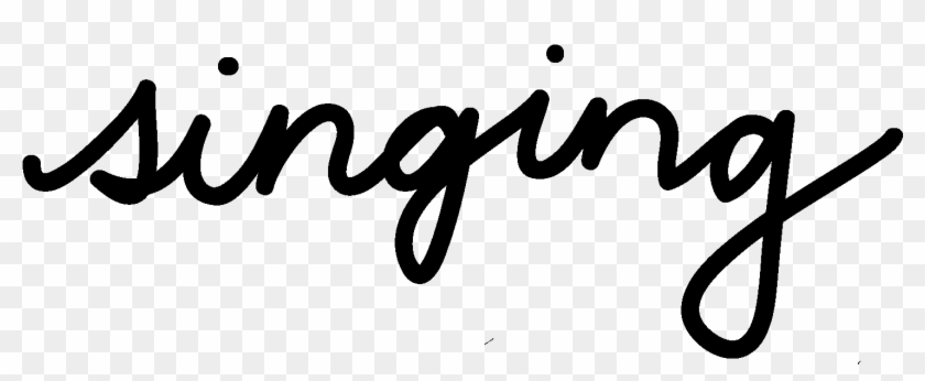 Singing Wa - Singing Word - Free Transparent PNG Clipart Images Download