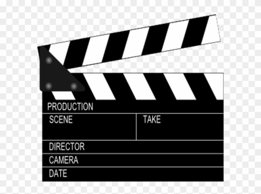 Movie Clapper Board - Full Size PNG Clipart Images Download