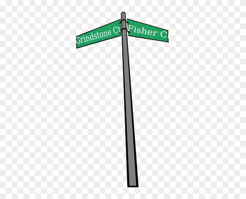Block Party Sign Clip Art At Clker - Draw A Street Sign - Full Size PNG ...