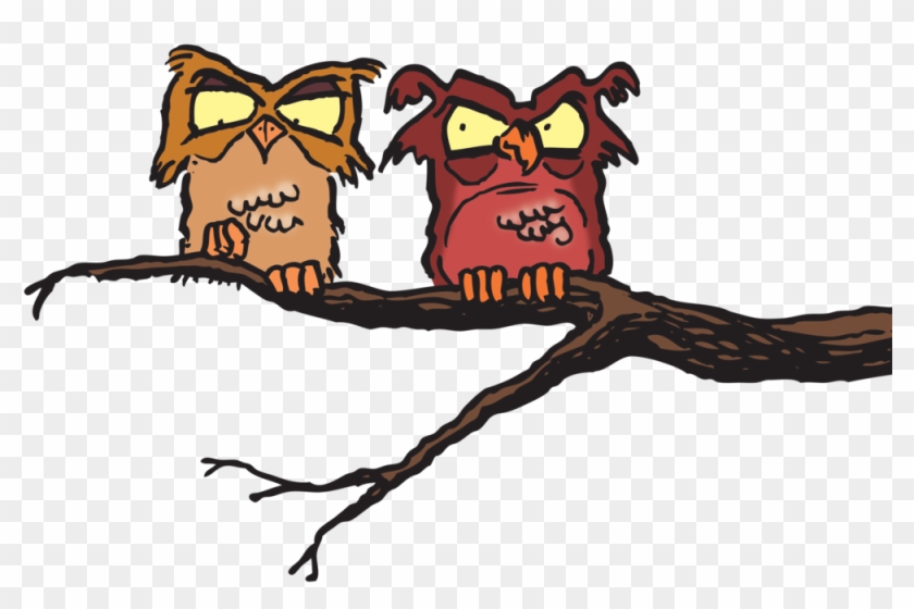 Two Owls - Cartoon - Free Transparent PNG Clipart Images Download