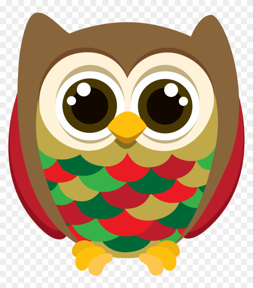 Owls For Kids Christmas Clip Art - Owl Christmas Gift Tags - Full Size ...