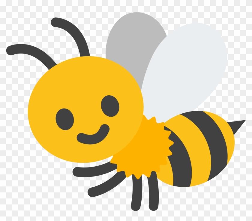 Open - Bee Emoji Png - Full Size PNG Clipart Images Download