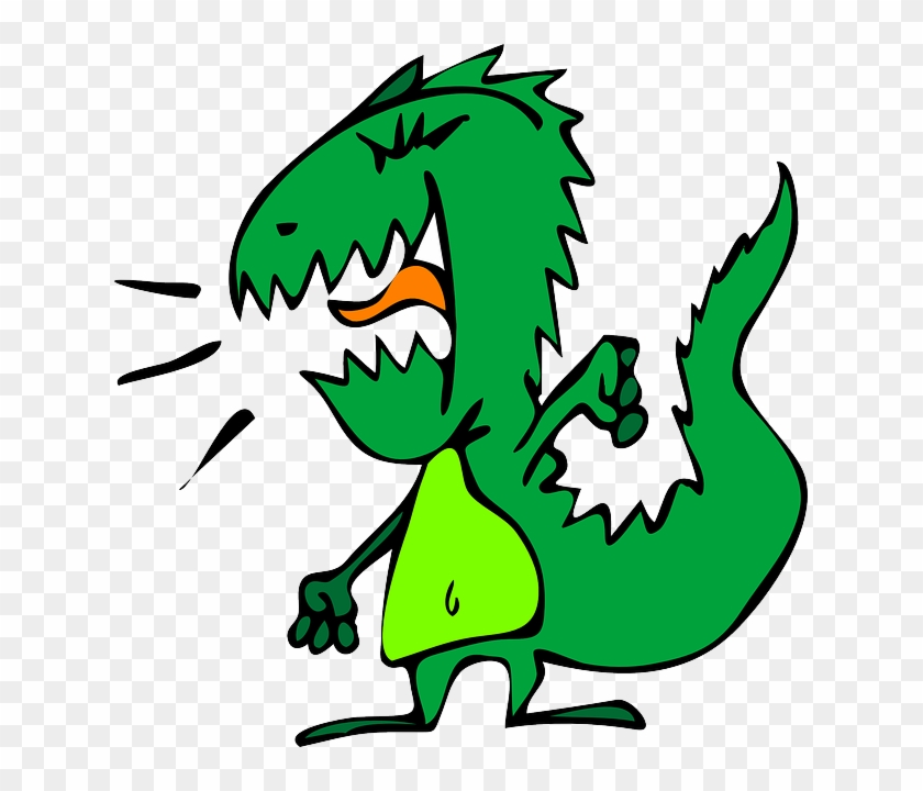 Dinosaur Animals, Cartoon, Free, Dinosaurs, Cute, Dinosaur - Angry ...