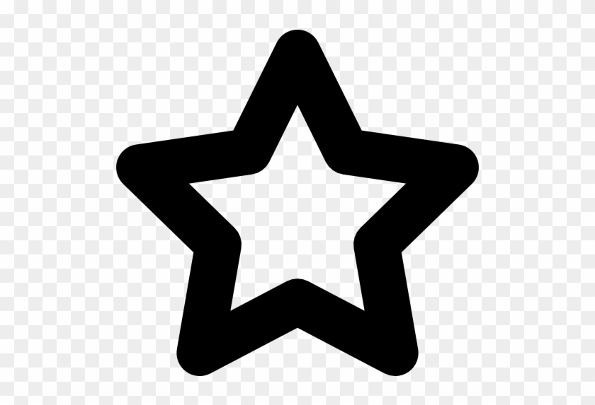 Small, Star Shape, Stars, Starred, Favourite, Outline, - Star Icon Svg ...