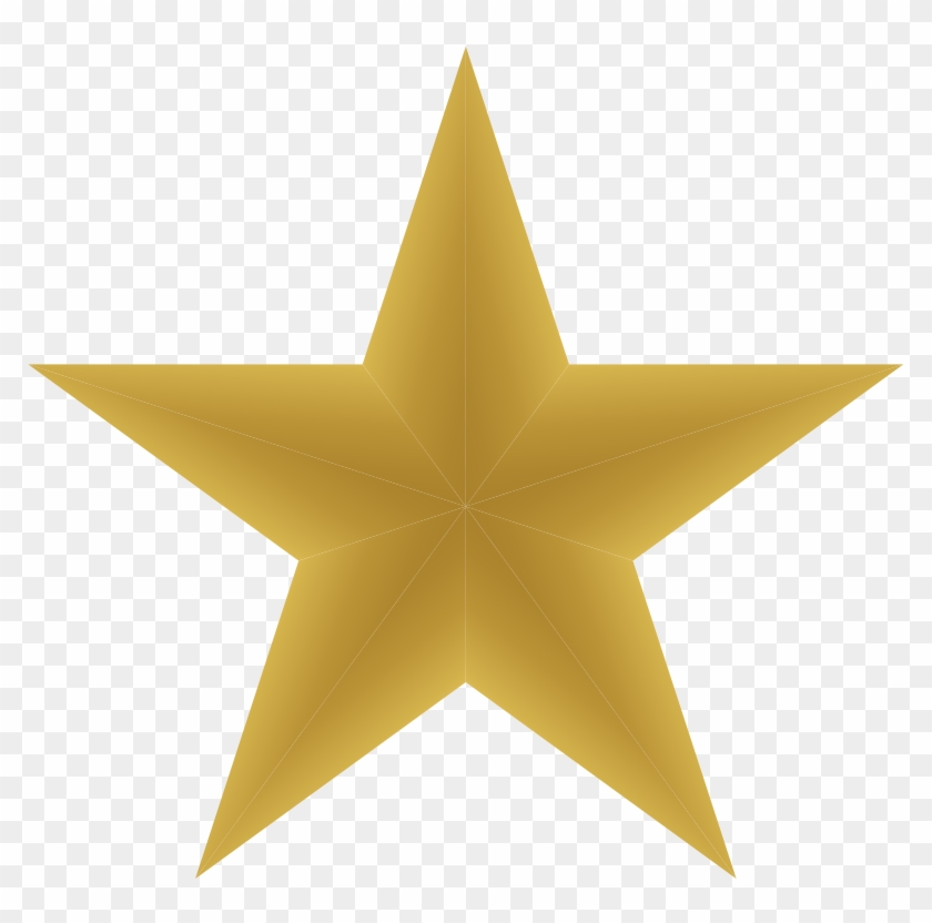 Shooting - Gold Gradient Star - Full Size PNG Clipart Images Download