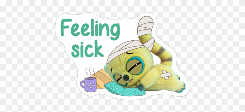 Sick Transparent Png Sticker - Cartoon - Free Transparent PNG Clipart ...