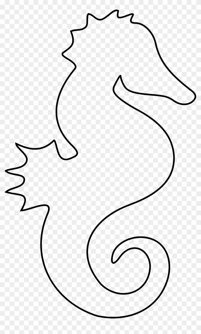 Sea Horse Printable Outline Of A Seahorse Free Transparent PNG 