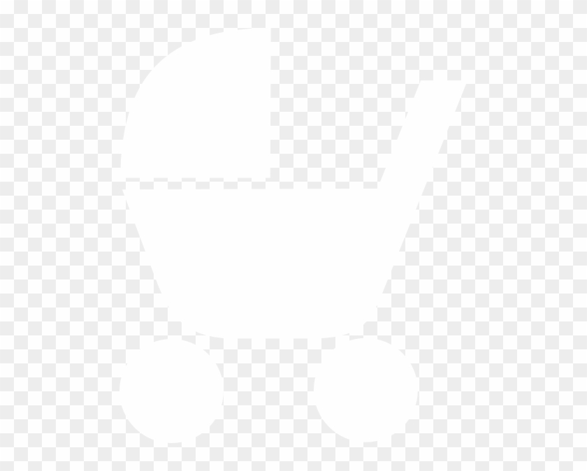 Pram Pictogram White Clip Art At Clker - Pram Parking - Full Size PNG ...