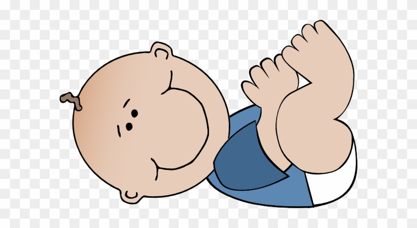 Baby Blue Baby Clip Art At Clker - Baby Clipart Transparent Background ...