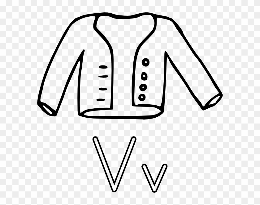 V Is For Vest - Full Size PNG Clipart Images Download