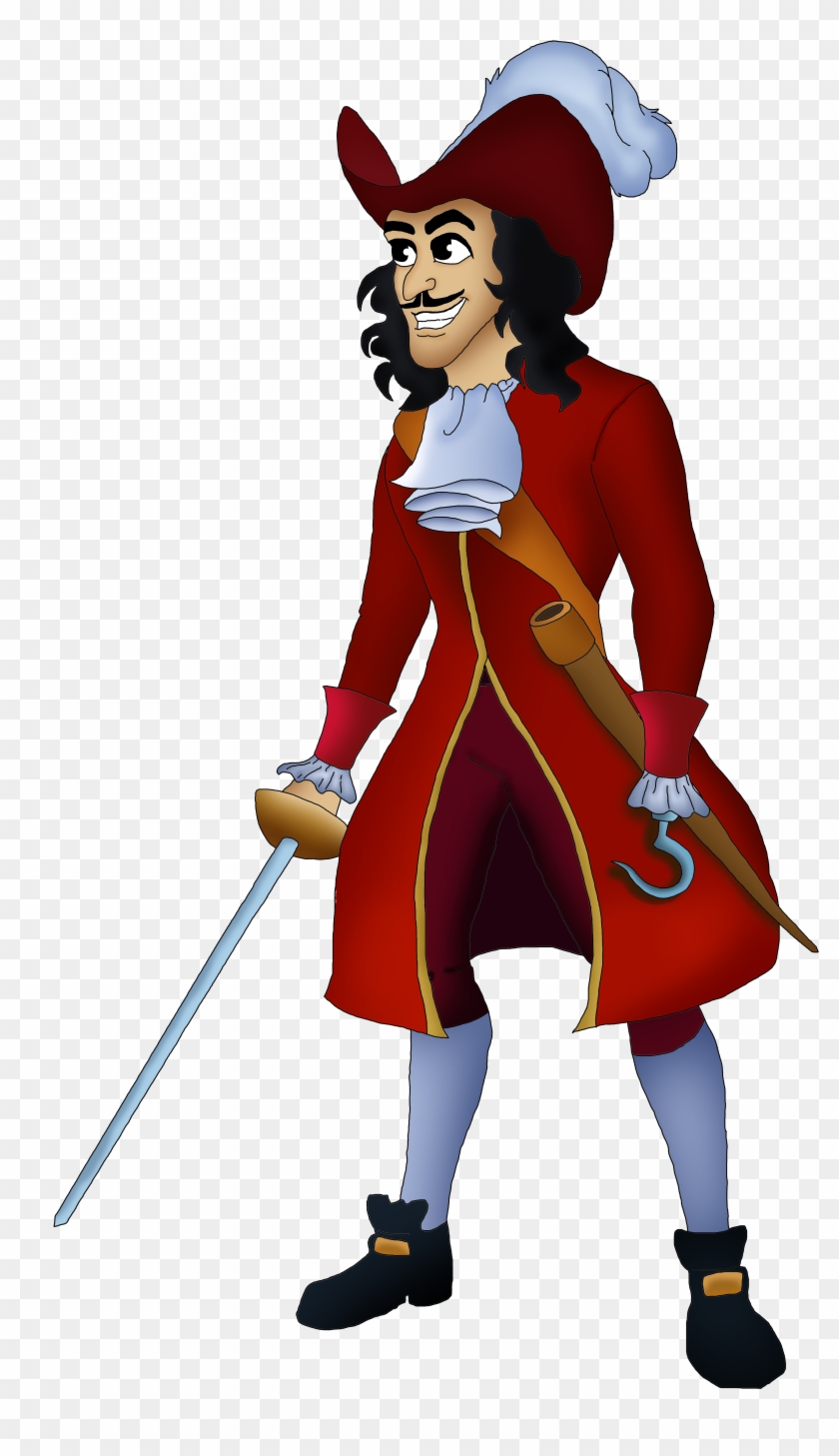 Captain Hook Drawing Character Clip Art - Captain Hook Drawing Character Clip Art - Full Size ...